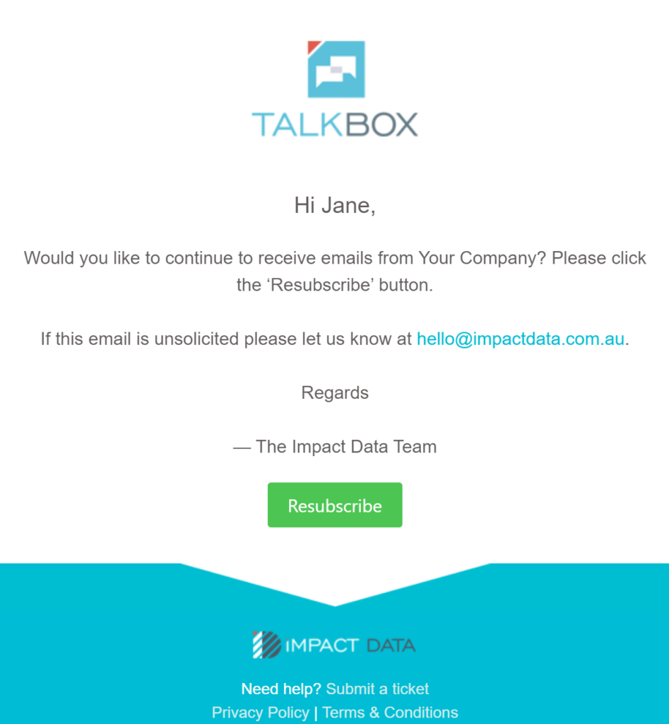 Understanding contact subscription - TalkBox Support Centre
