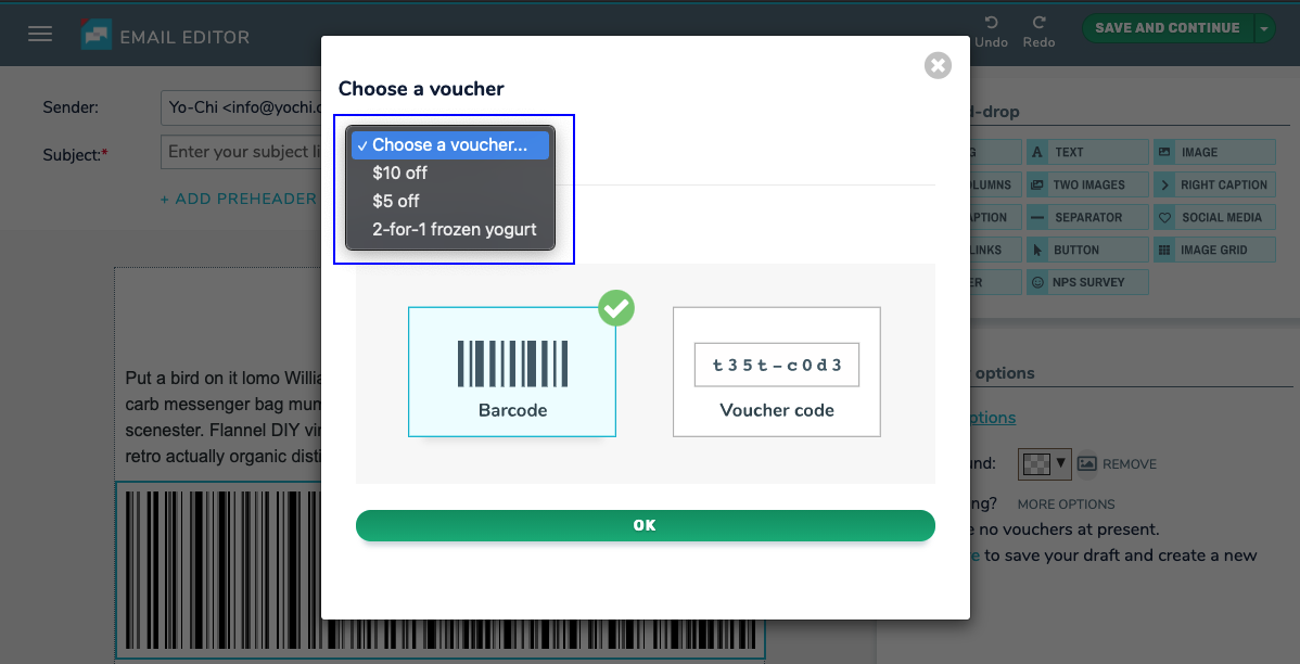Issuing Redcat Coupons with TalkBox - TalkBox Support Centre