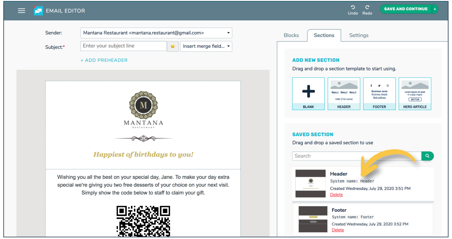 How to use Sections - TalkBox Support Centre