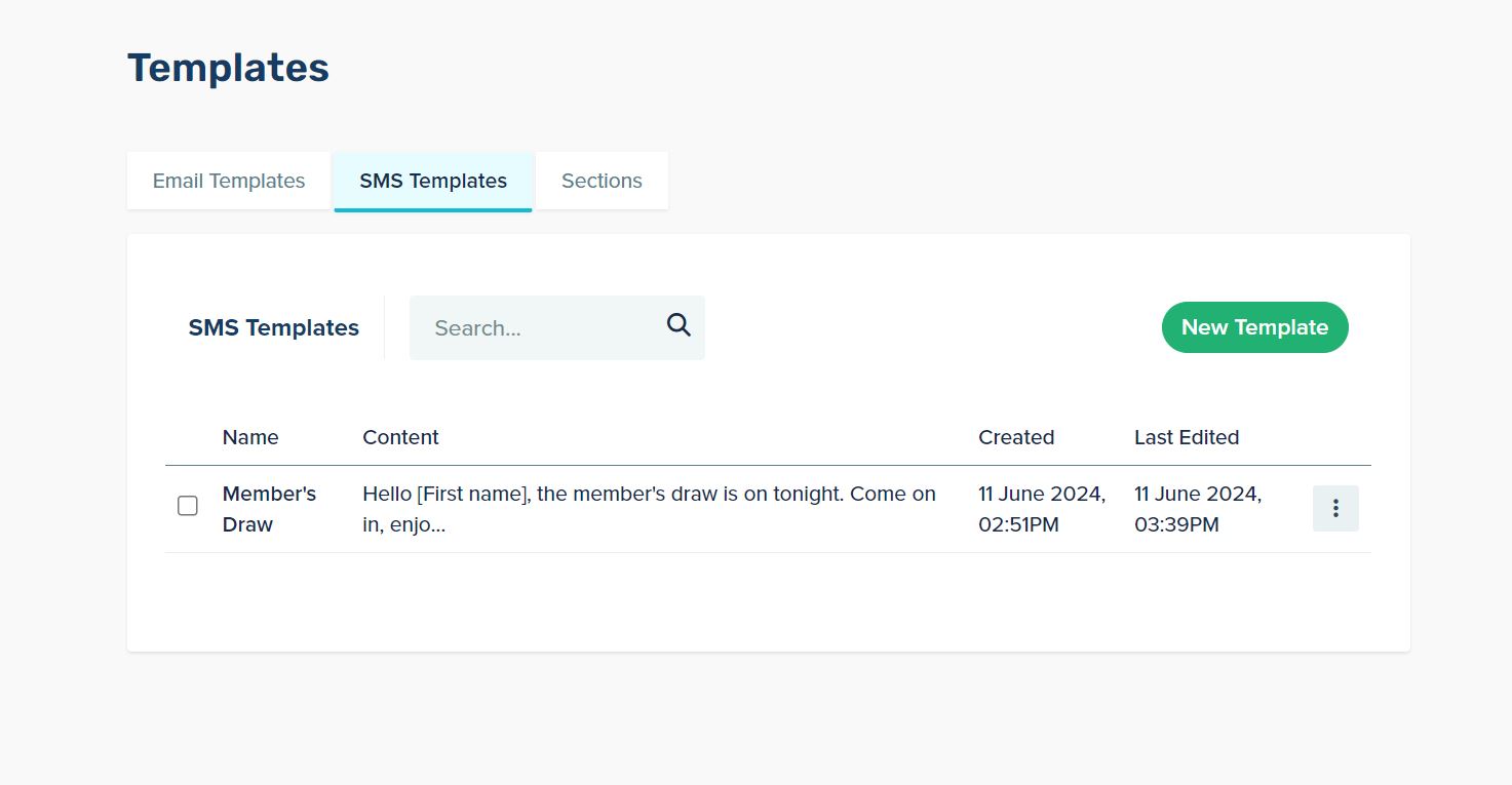 Managing templates and sections - TalkBox Support Centre
